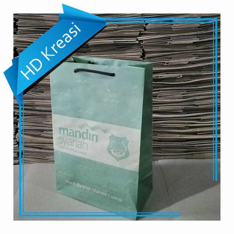 Paper Bag Custom Bank Syariah Mandiri | HD Kreasi